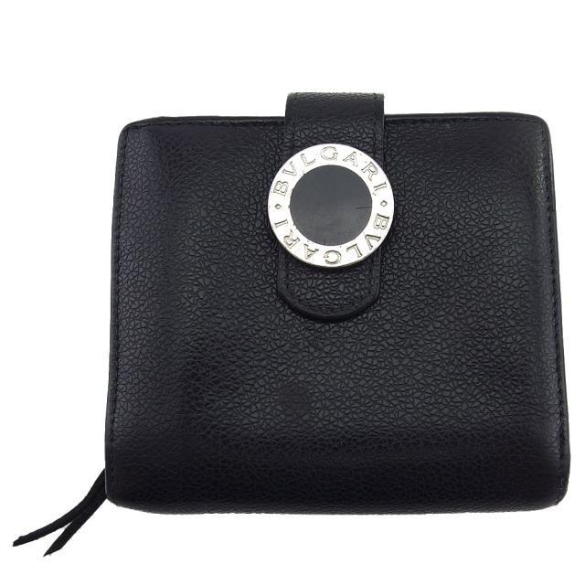 【BIGお買い物ラリー★30%OFFセール中】ブルガリ BVLGARI 長財布ブルガリブルガリ ブラック×シルバー×レッド レディース 中古