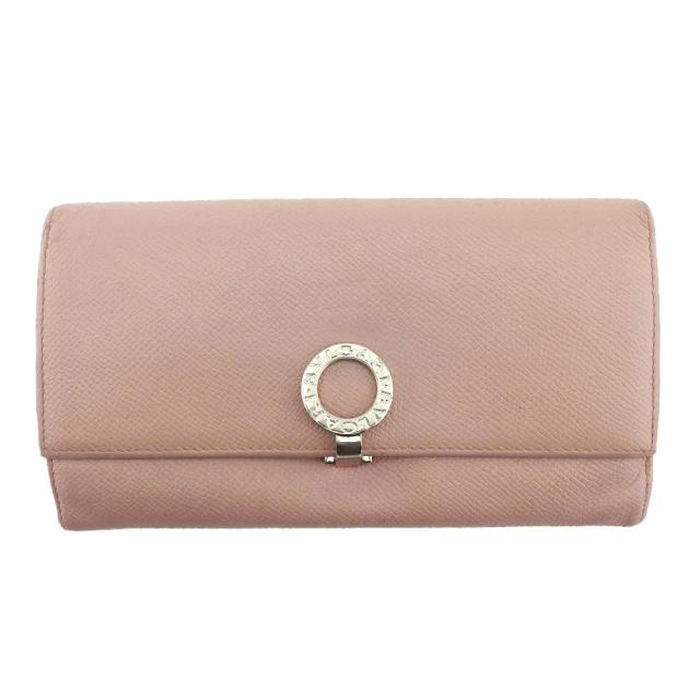 【BIGお買い物ラリー★30%OFFセール中】ブルガリ BVLGARI 長財布ブルガリブルガリ ピンク レディース 中古