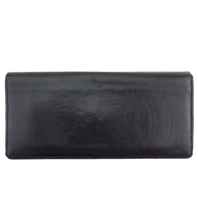 【BIGお買い物ラリー★30%OFFセール中】カルティエ CARTIER 長財布ハッピーバースデー ブラック レディース 中古