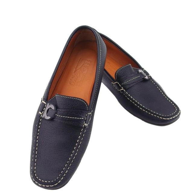 【BIGお買い物ラリー★30%OFFセール中】サルヴァトーレフェラガモ Salvatore Ferragamo ローファーガンチーニ NERO レディース 中古