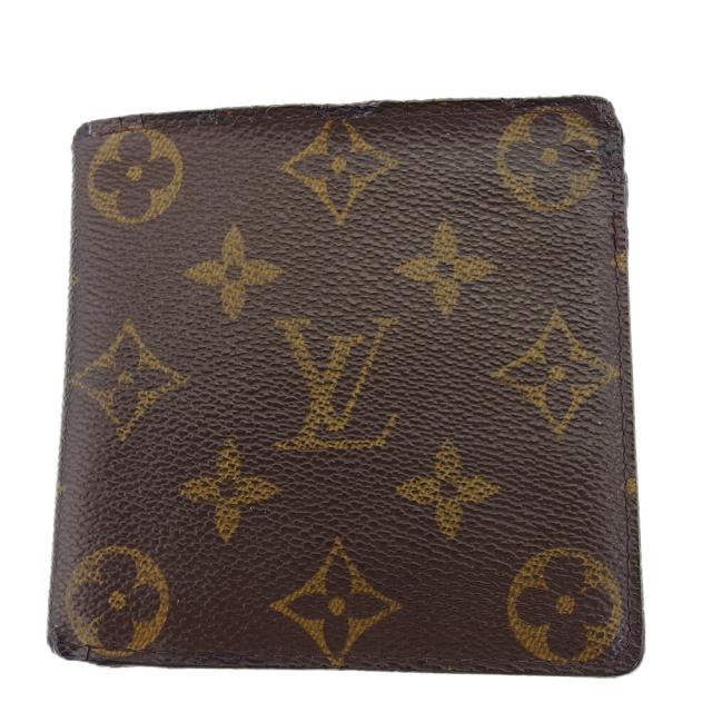 【X'masセール★30%OFF】ルイ・ヴィトン LOUIS VUITTON 二つ折り財布モノグラム ポルトビエカルトクレディモネ ブラウン ベージュ レディース 中古