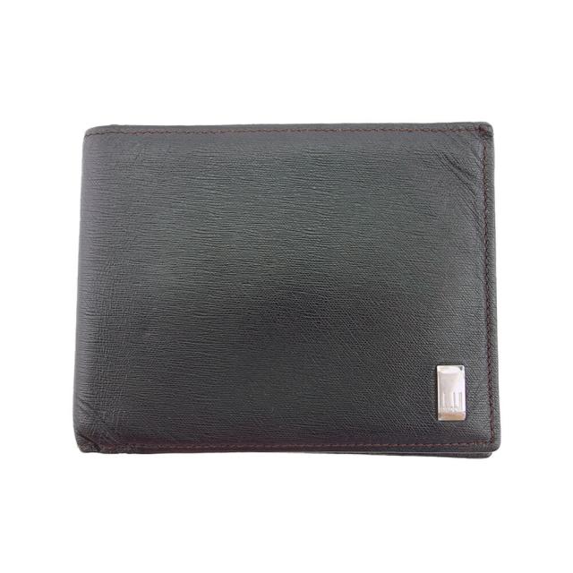 【BIGお買い物ラリー★30%OFFセール中】ダンヒル Dunhill 札入れ サイドカー ダークブラウン レディース 中古