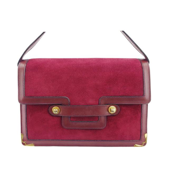 【BIGお買い物ラリー★30%OFFセール中】カルティエ CARTIER ショルダーバッグマストライン ボルドー レディース 中古