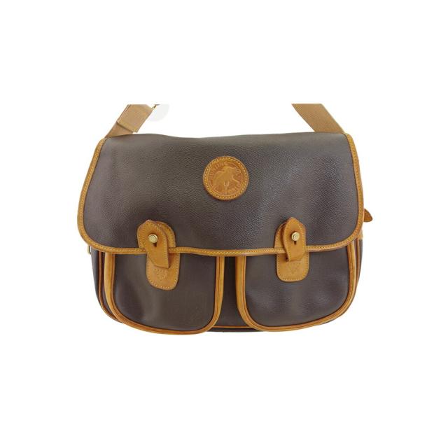 【X'masセール★30%OFF】ハンティングワールド HUNTING WORLD ショルダーバッグ ダークブラウン レディース 中古