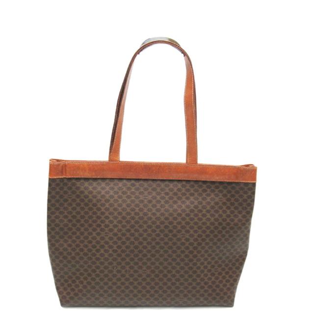 【BIGお買い物ラリー★30%OFFセール中】セリーヌ CELINE トートバッグマカダム ブラウン ベージュ レディース 中古