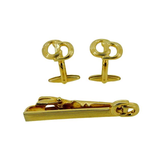 【X'masセール★30%OFF】クリスチャンディオール Christian Dior カフス ゴールド レディース 中古