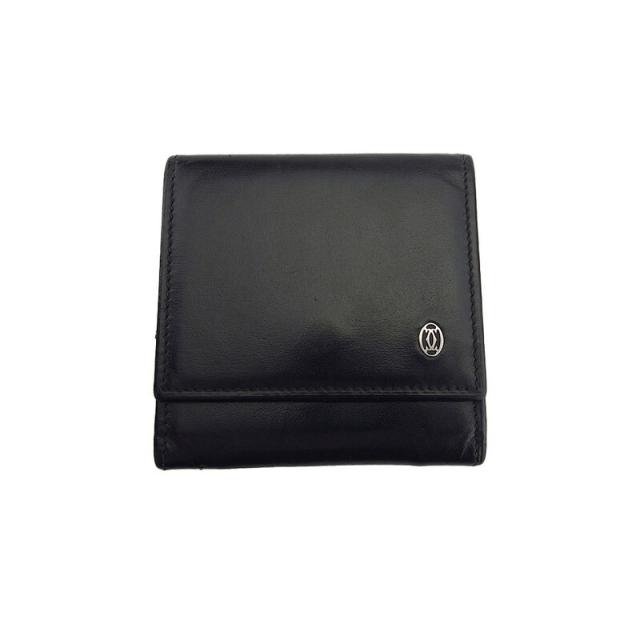 【BIGお買い物ラリー★30%OFFセール中】カルティエ CARTIER ケースパシャ ブラック シルバー レディース 中古