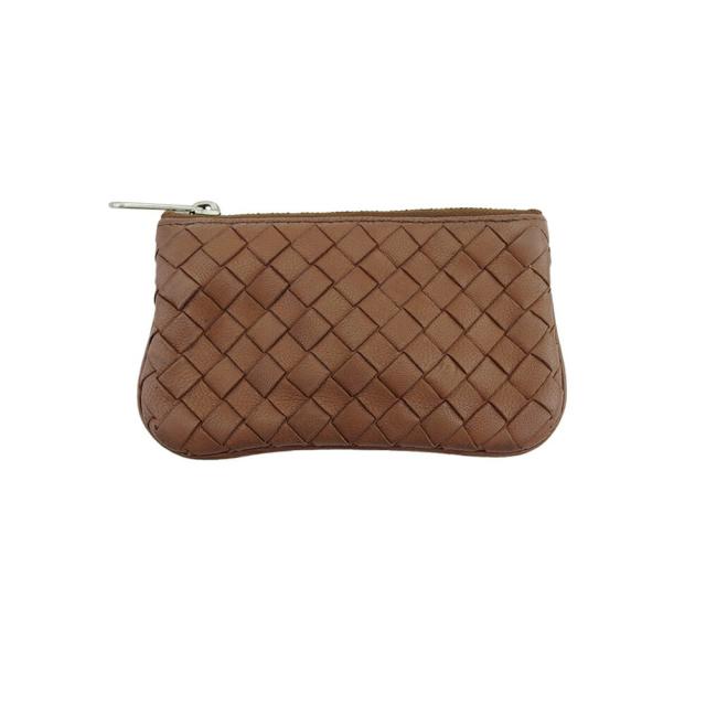 【BIGお買い物ラリー★30%OFFセール中】ボッテガヴェネタ BOTTEGAVENETA ケースイントレチャート ベージュ レディース 中古