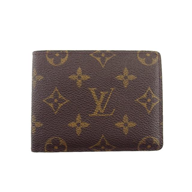 【BIGお買い物ラリー★30%OFFセール中】ルイ・ヴィトン LOUIS VUITTON 札入れモノグラム ポルトビエ9カルトクレディ ブラウン ベージュ レディース 中古