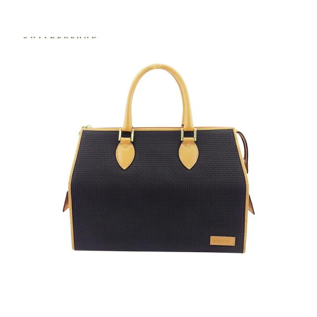 【BIGお買い物ラリー★30%OFFセール中】バリー BALLY ハンドバッグB柄 ブラック ベージュ ゴールド レディース 中古