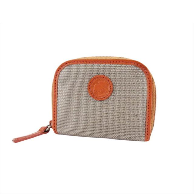 【BIGお買い物ラリー★30%OFFセール中】ハンティングワールド HUNTING WORLD ケース アドゥービ グレー×ブラウン レディース 中古