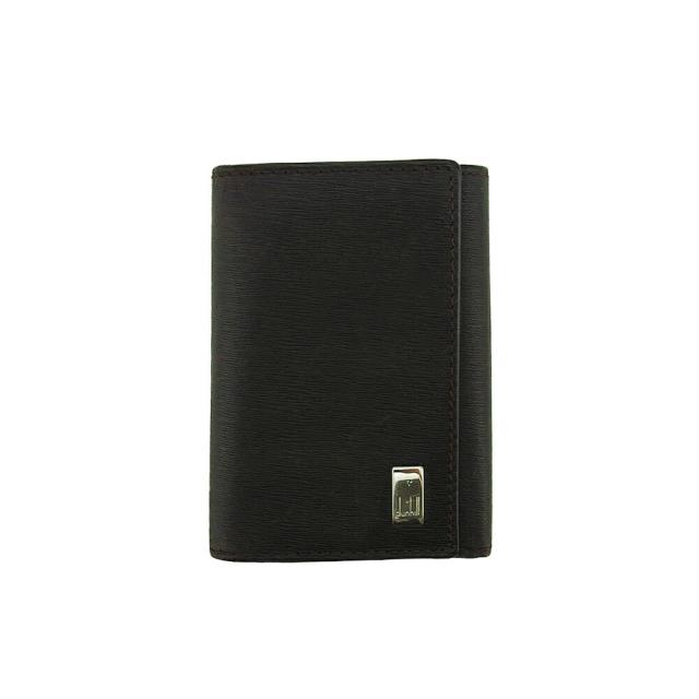 【BIGお買い物ラリー★30%OFFセール中】ダンヒル Dunhill キーケースサイドカー ロゴプレート ブラウン シルバー レディース 中古