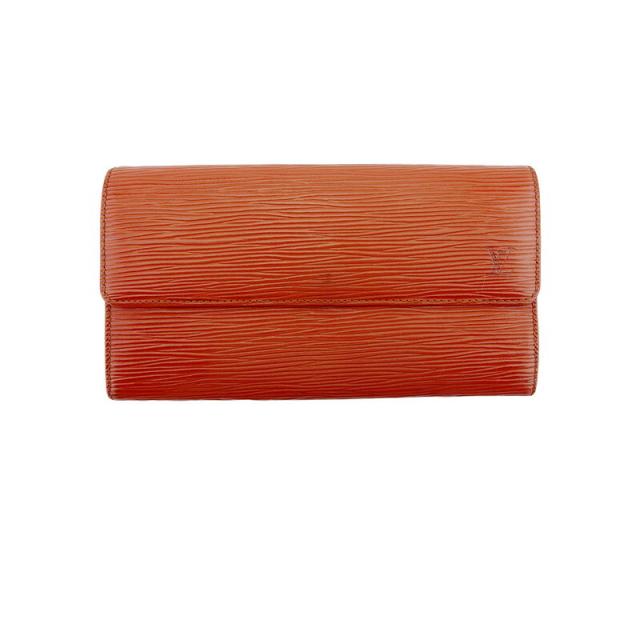 【BIGお買い物ラリー★30%OFFセール中】ルイ・ヴィトン LOUIS VUITTON 長財布エピ ポシェットポルトモネクレディ ブラウン ゴールド レディース 中古