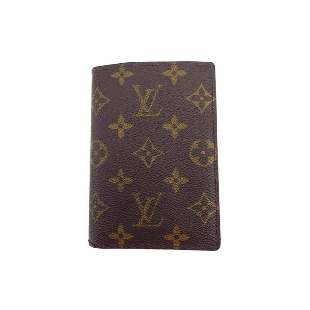【X'masセール★30%OFF】ルイ・ヴィトン LOUIS VUITTON 二つ折り財布モノグラム ポルトビエアイデンティティ ブラウン ベージュ レディース 中古