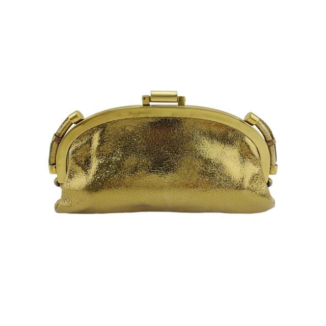 【BIGお買い物ラリー★30%OFFセール中】クロエ Chloe ハンドバッグがま口 ゴールド レディース 中古