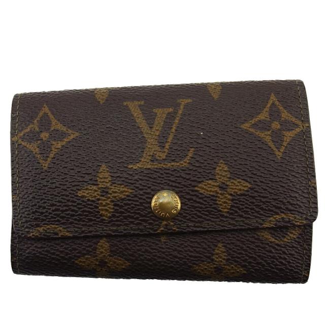 【BIGお買い物ラリー★30%OFFセール中】ルイ・ヴィトン LOUIS VUITTON キーケースモノグラム ミュルティクレ6 ブラウン ベージュ ゴールド レディース 中古