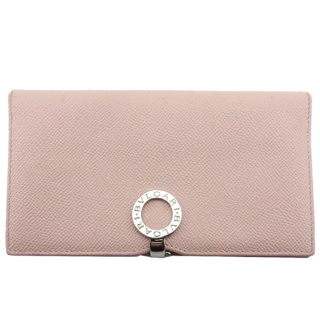 【X'masセール★30%OFF】ブルガリ BVLGARI 長財布ブルガリブルガリ ピンク レディース 中古
