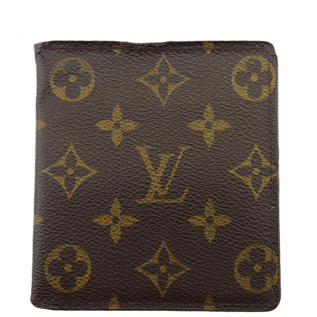 【X'masセール★30%OFF】ルイ・ヴィトン LOUIS VUITTON 札入れモノグラム ポルトビエ10カルトクレディ ブラウン ベージュ レディース 中古