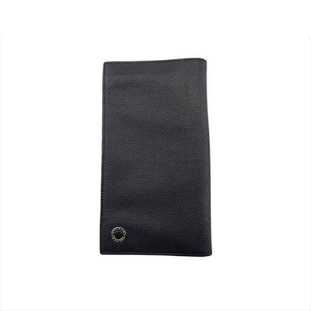 【BIGお買い物ラリー★30%OFFセール中】ブルガリ BVLGARI 二つ折り財布ブルガリブルガリ ブラック ライトブルー レディース 中古