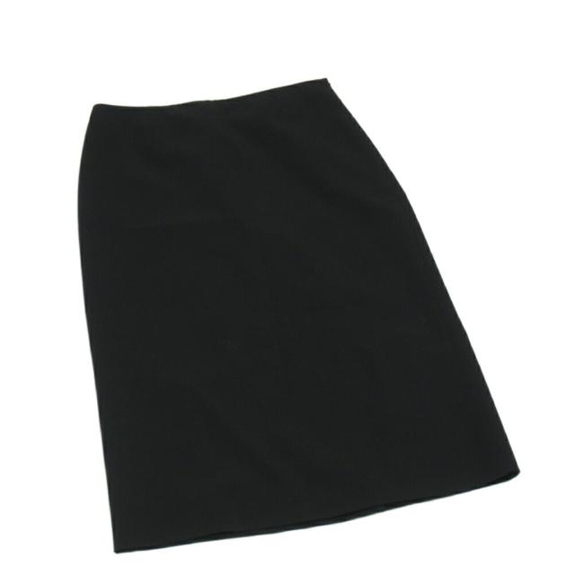 【BIGお買い物ラリー★30%OFFセール中】プラダ PRADA スカート無地 ♯38サイズ ブラック レディース 中古