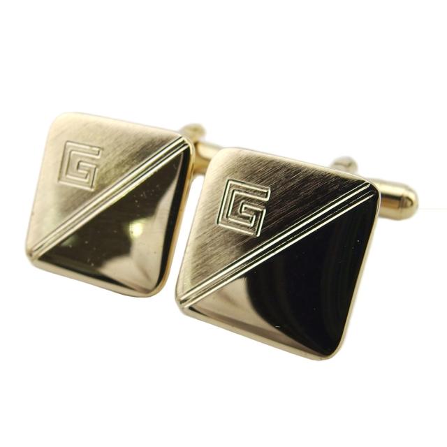 【X'masセール★30%OFF】ジバンシィ GIVENCHY カフスGマーク スウィヴル式 ゴールド レディース 中古