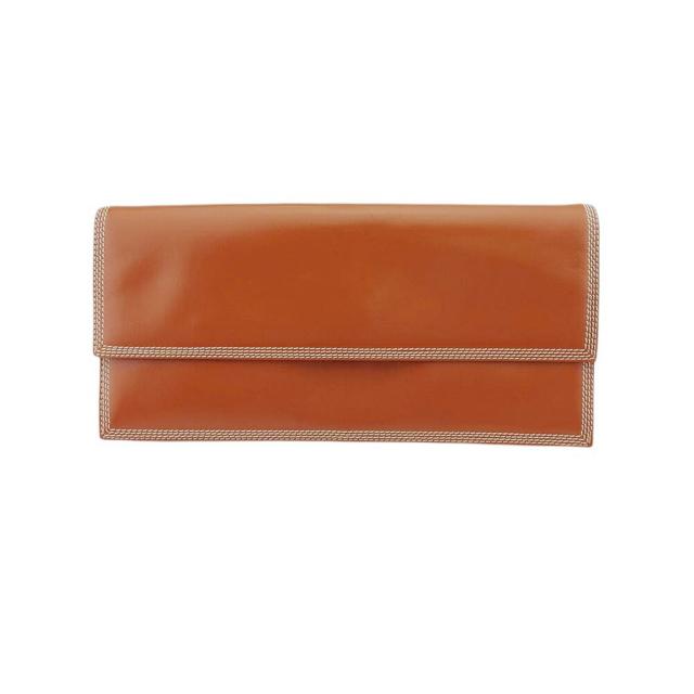 【BIGお買い物ラリー★30%OFFセール中】ロエベ LOEWE クラッチバッグ ブラウンベージュ レディース 中古