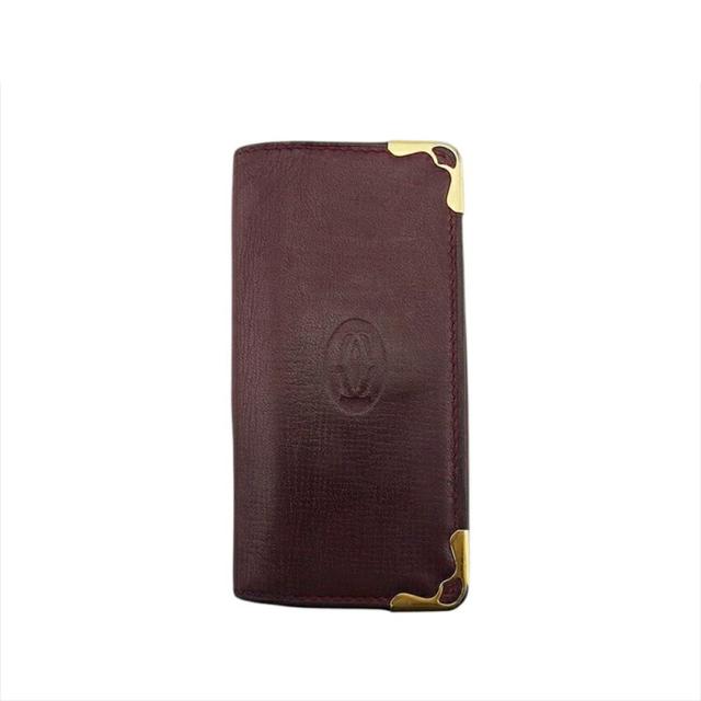 【BIGお買い物ラリー★30%OFFセール中】カルティエ CARTIER キーケースマストライン ボルドー レディース 中古