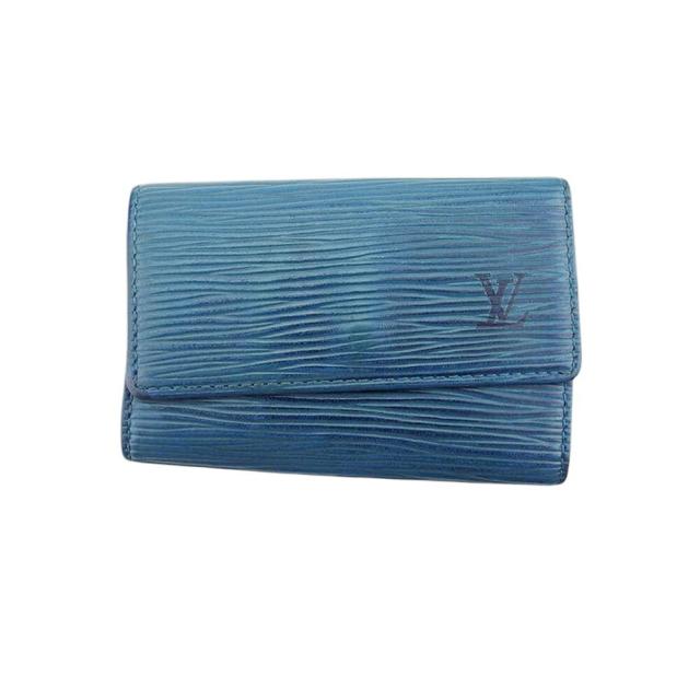 【BIGお買い物ラリー★30%OFFセール中】ルイ・ヴィトン LOUIS VUITTON キーケースエピ ブルー レディース 中古
