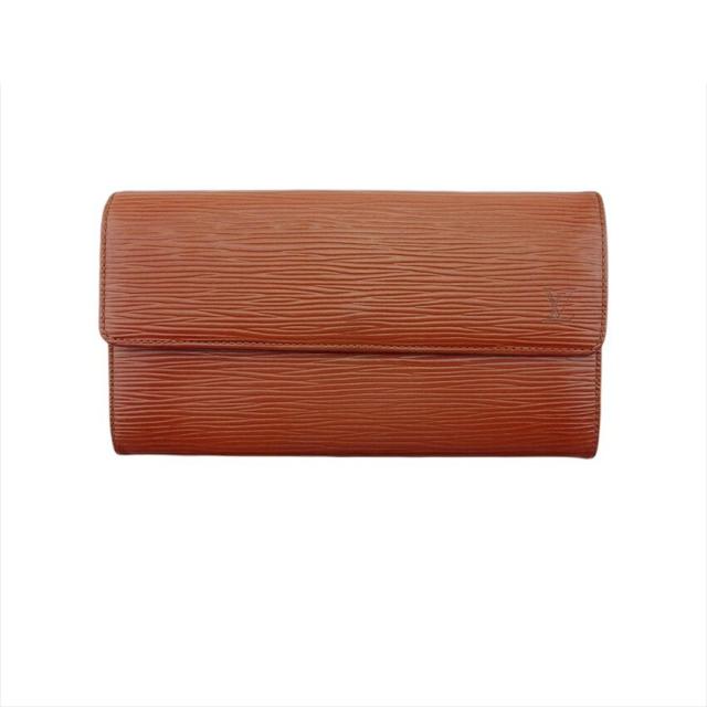 【X'masセール★30%OFF】ルイ・ヴィトン LOUIS VUITTON 長財布エピ ポシェットポルトモネクレディ ケニアブラウン レディース 中古