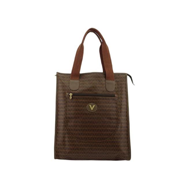 【BIGお買い物ラリー★30%OFFセール中】マリオ・ヴァレンティノ MARIO VALENTINO トートバッグ ブラウン ライトブラウン レディース 中古