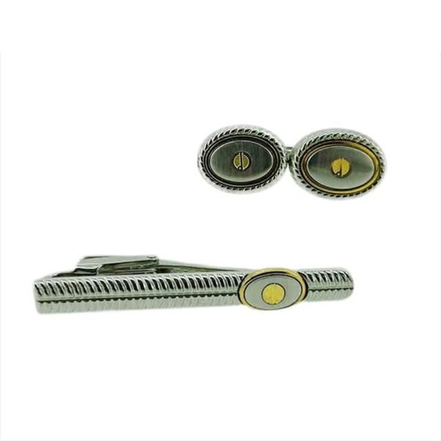 【X'masセール★30%OFF】ダンヒル Dunhill タイピン シルバー×ゴールド レディース 中古