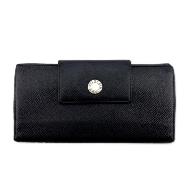 【BIGお買い物ラリー★30%OFFセール中】ブルガリ BVLGARI 長財布クラシコ ブラック シルバー レディース 中古