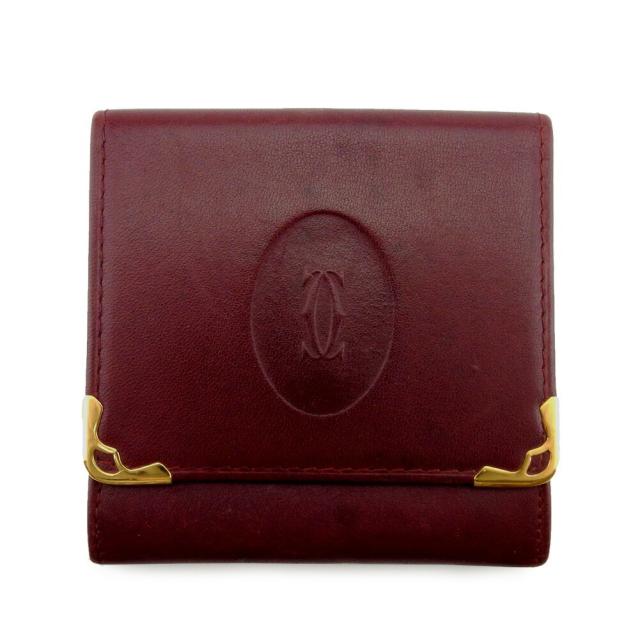 【BIGお買い物ラリー★30%OFFセール中】カルティエ CARTIER ケースマストライン ボルドー ゴールド レディース 中古