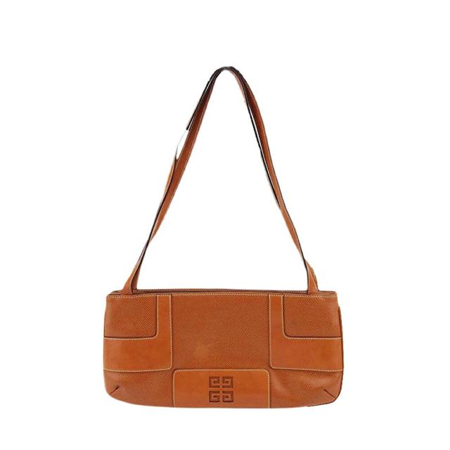 【BIGお買い物ラリー★30%OFFセール中】ジバンシィ GIVENCHY ショルダーバッグ4Gロゴ ライトブラウン レディース 中古