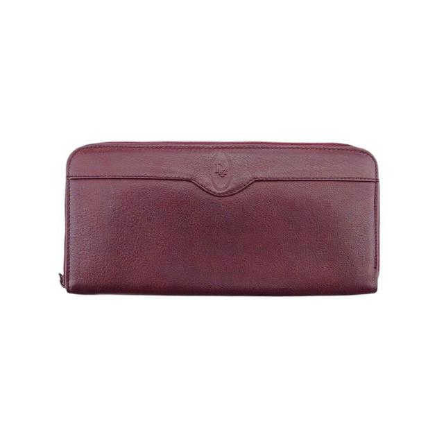 【X'masセール★30%OFF】ディオール Dior 長財布 ボルドー レディース 中古