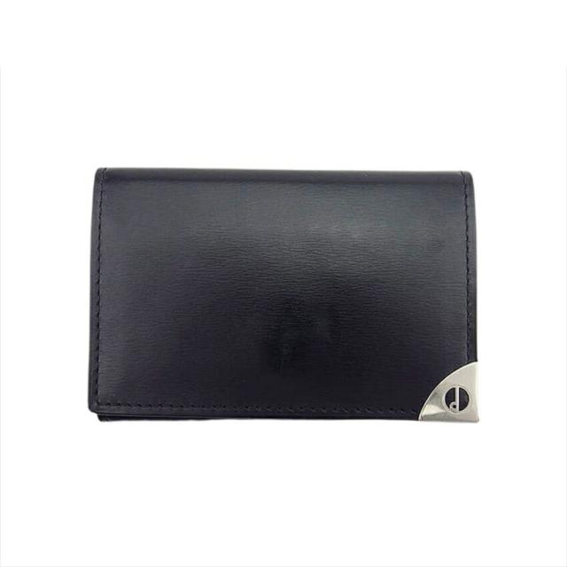 【X'masセール★30%OFF】ダンヒル Dunhill キーケース dプレート ブラック×シルバー レディース 中古