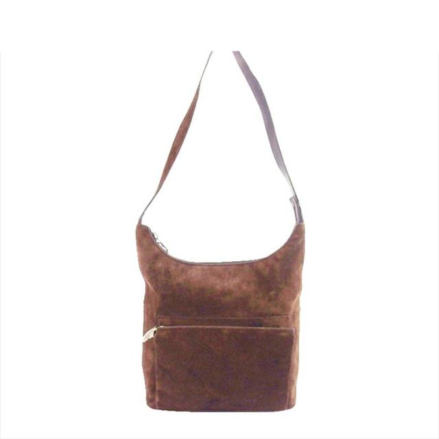 【X'masセール★30%OFF】サルヴァトーレフェラガモ Salvatore Ferragamo ショルダーバッグ ダークブラウン レディース 中古