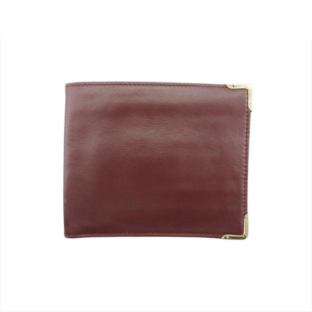 【BIGお買い物ラリー★30%OFFセール中】グッチ GUCCI 札入れ ダークブラウン×ゴールド レディース 中古