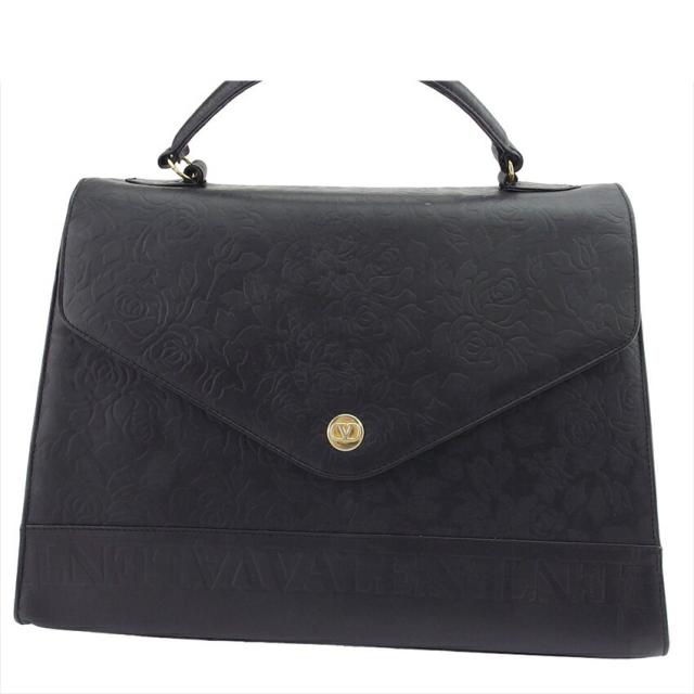 【X'masセール★30%OFF】ヴァレンティノ・ガラヴァーニ Valentino Garavani ハンドバッグ ブラック レディース 中古