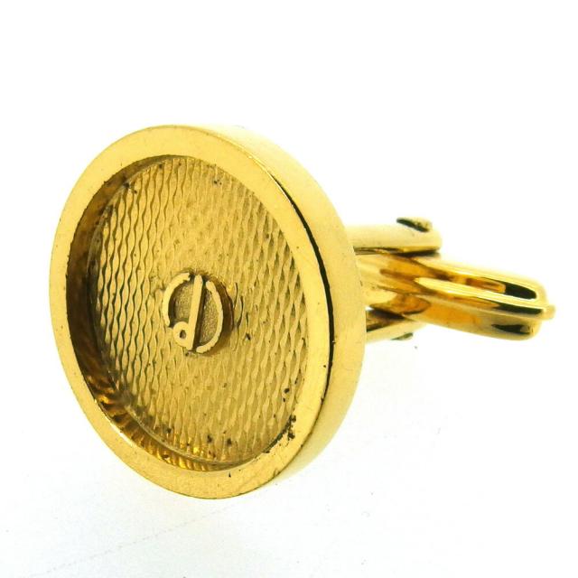 【X'masセール★30%OFF】ダンヒル Dunhill カフス片方のみ dマーク スウィヴル式 ゴールド レディース 中古