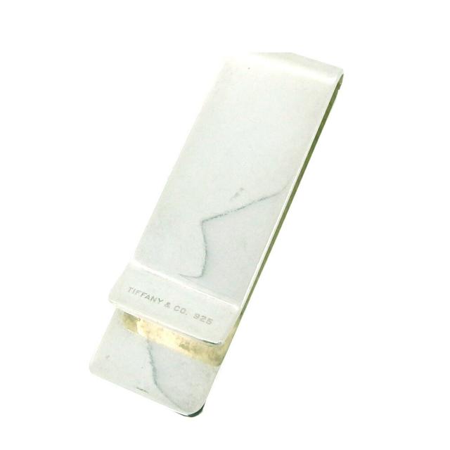 【BIGお買い物ラリー★30%OFFセール中】ティファニー TIFFANY&Co. マネークリップロゴ シルバー レディース 中古