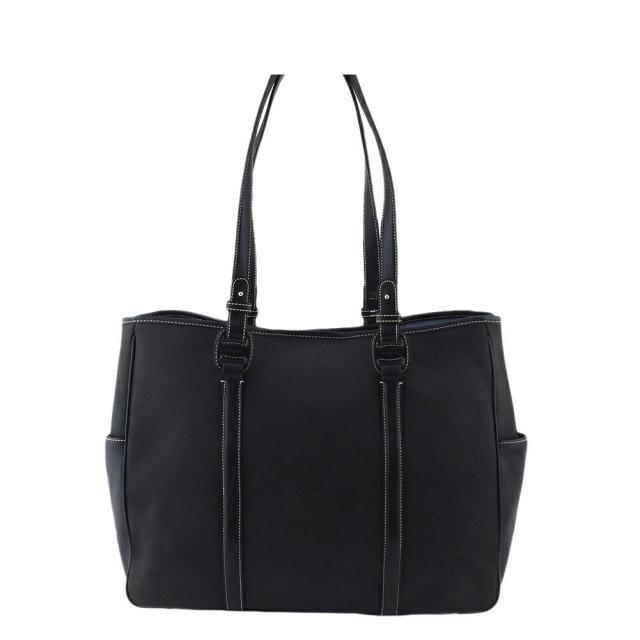 【BIGお買い物ラリー★30%OFFセール中】サルヴァトーレフェラガモ Salvatore Ferragamo トートバッグヴァラ ブラック シルバー レディース 中古