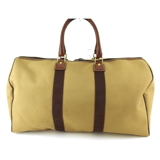 【BIGお買い物ラリー★30%OFFセール中】ハンティングワールド HUNTING WORLD ボストンバッグサファリトゥデイ グリーン ブラウン ゴールド レディース 中古