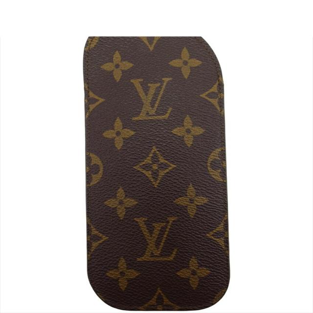 【BIGお買い物ラリー★30%OFFセール中】ルイ・ヴィトン LOUIS VUITTON メガネケースモノグラム エテュイリネットサーンプル ブラウン ベージュ レディース 中古