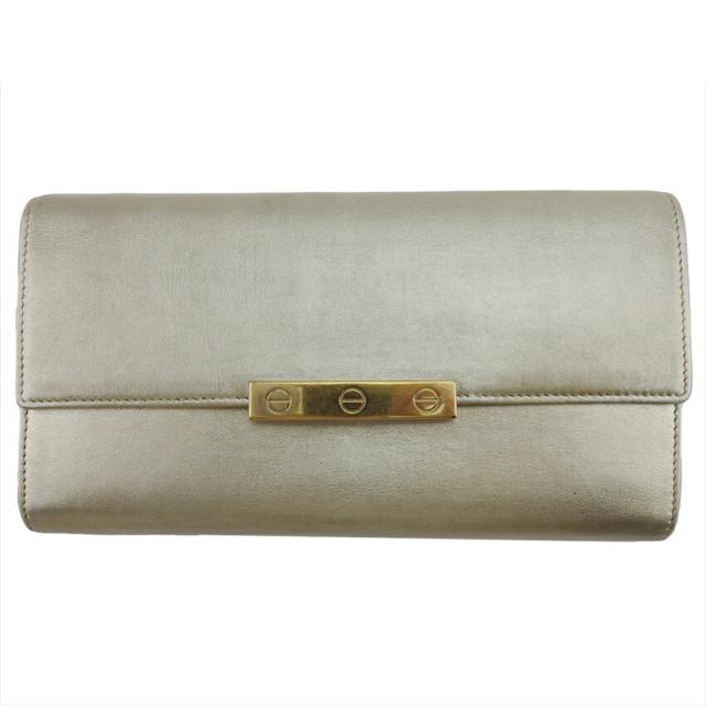 【BIGお買い物ラリー★30%OFFセール中】カルティエ CARTIER 長財布ラブコレクション ラブコレクション ゴールド レディース 中古