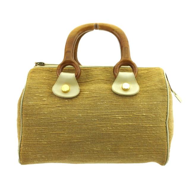 【BIGお買い物ラリー★30%OFFセール中】サルヴァトーレフェラガモ Salvatore Ferragamo ハンドバッグ ベージュ　ブラウン レディース 中古