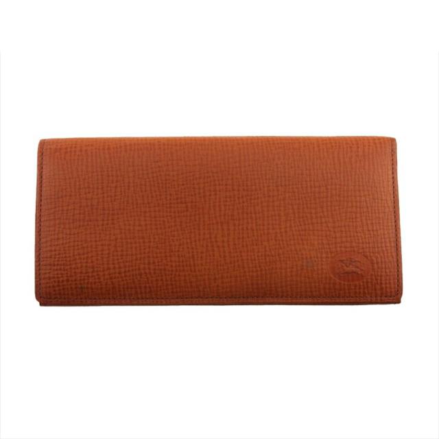 【X'masセール★30%OFF】バーバリー BURBERRY 札入れホースマーク ライトブラウン レディース 中古