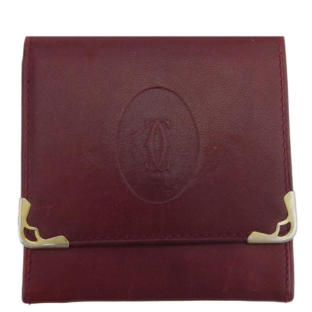 【BIGお買い物ラリー★30%OFFセール中】カルティエ CARTIER ケースマストライン ボルドー ゴールド レディース 中古