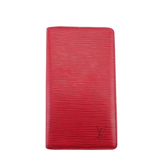 【BIGお買い物ラリー★30%OFFセール中】ルイ・ヴィトン LOUIS VUITTON 手帳カバーエピ アジェンダポッシュ レッド レディース 中古