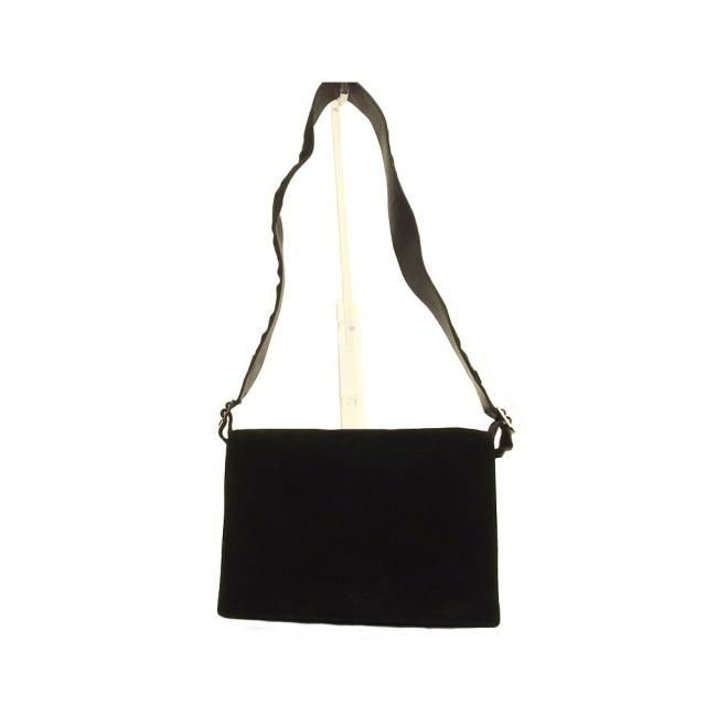 【BIGお買い物ラリー★30%OFFセール中】グッチ GUCCI ショルダーバッグロゴ ブラック シルバー レディース 中古